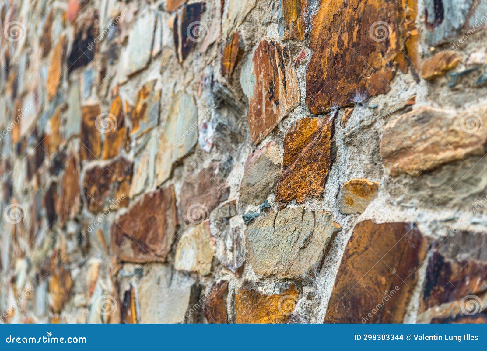 Detail of an Old Stone Wall Stock Photo - Image of abstract, decorative ...