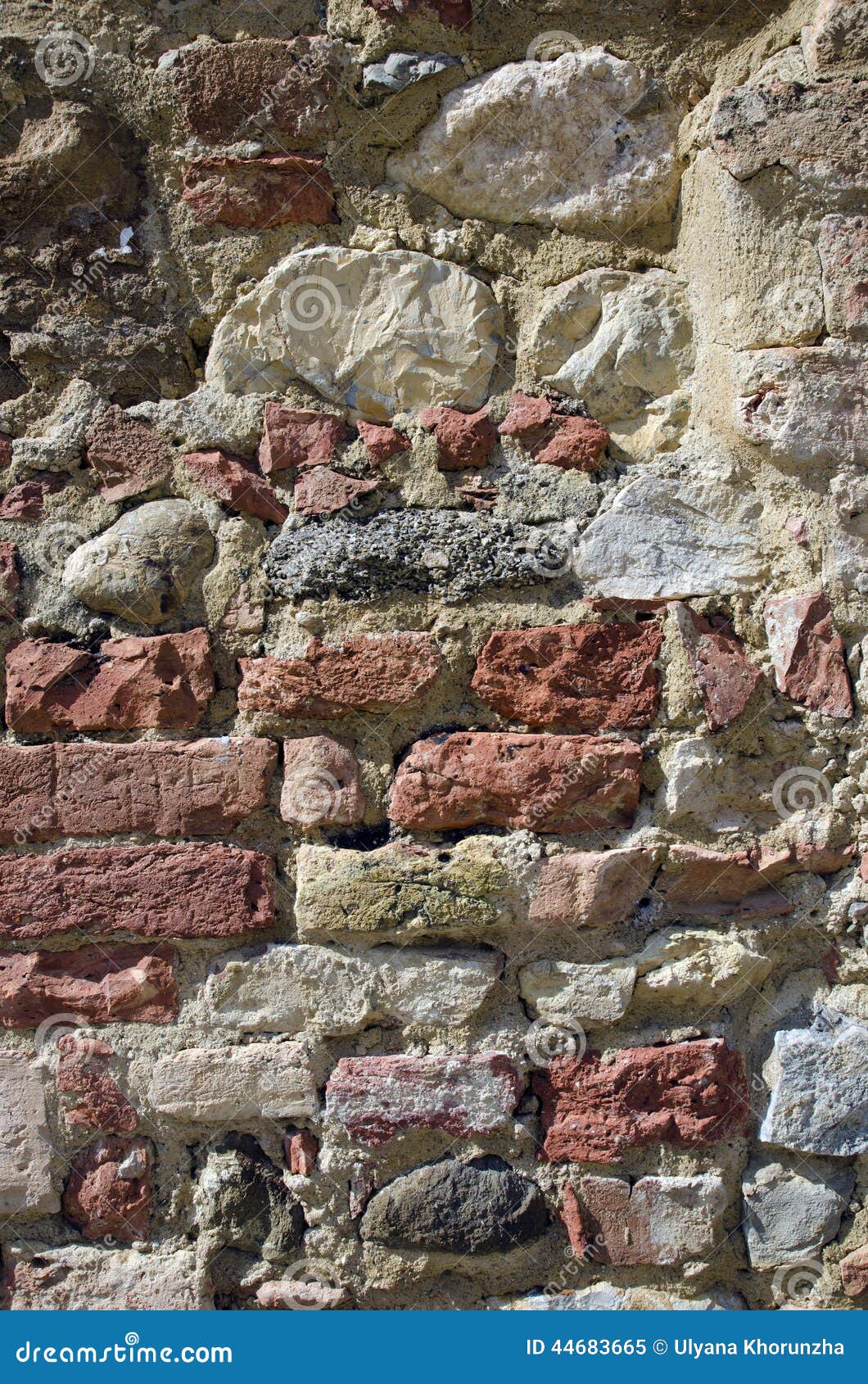Detail of an Old Stone Wall Stock Image - Image of castle, marble: 44683665