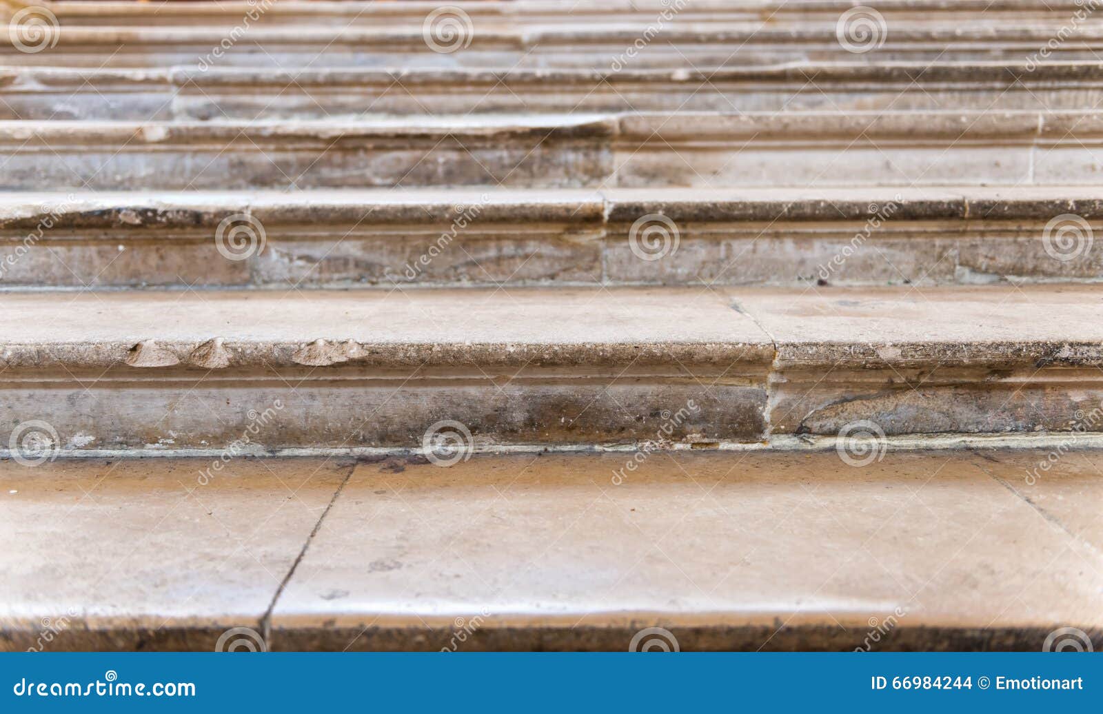 Detail of Old Worn Stone Steps Stock Photo - Image of exterior ...