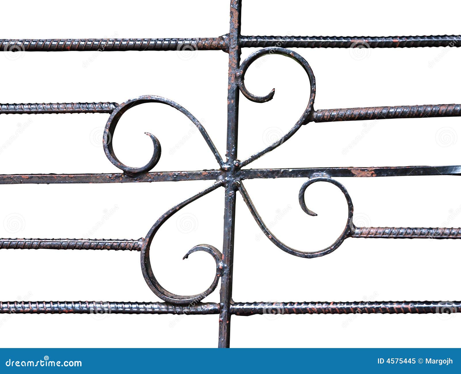 Detail of Ornate Metal Work Stock Image - Image of design, abstract ...