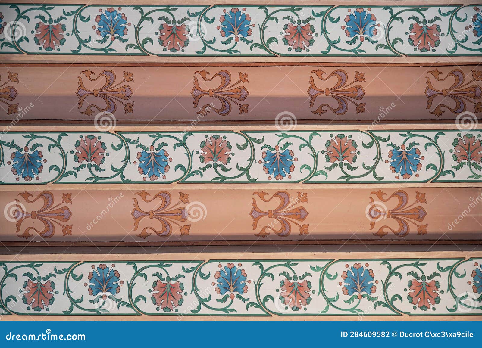 Architectural Detail of an Ancient Ceiling Stock Photo - Image of retro ...