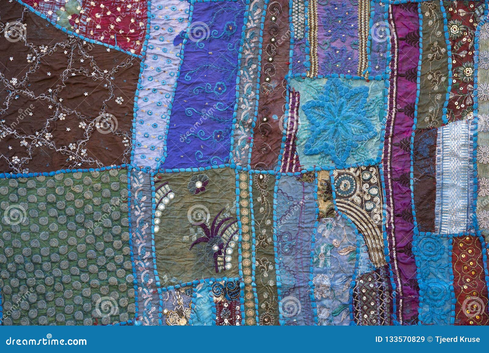 Detail Patchwork Carpet. Close Up Stock Image - Image of cover, paper ...