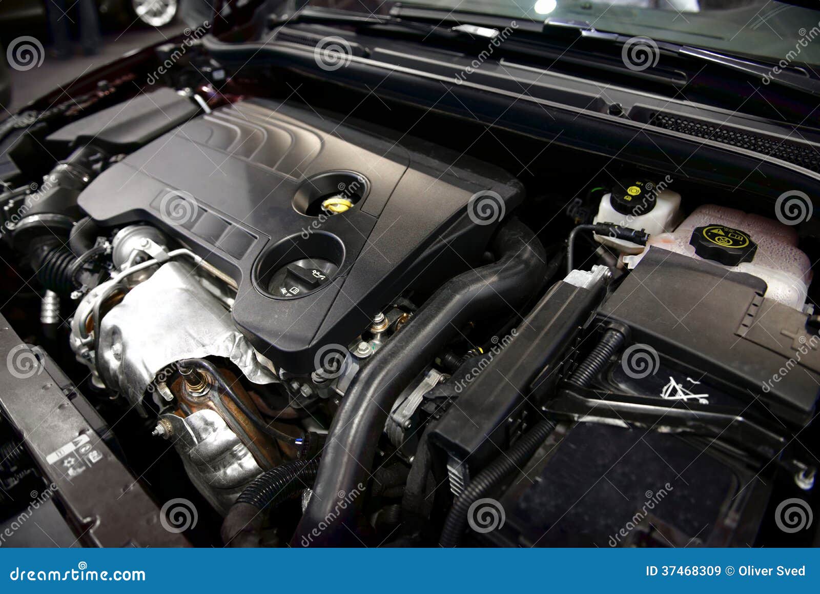 Detail Photo of a Car Engine Stock Image - Image of manufacture ...
