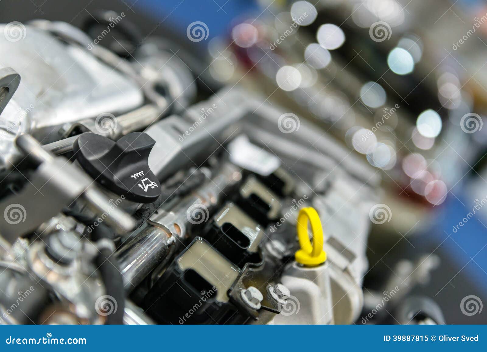 Detail Photo of a Car Engine Stock Image - Image of transportation ...