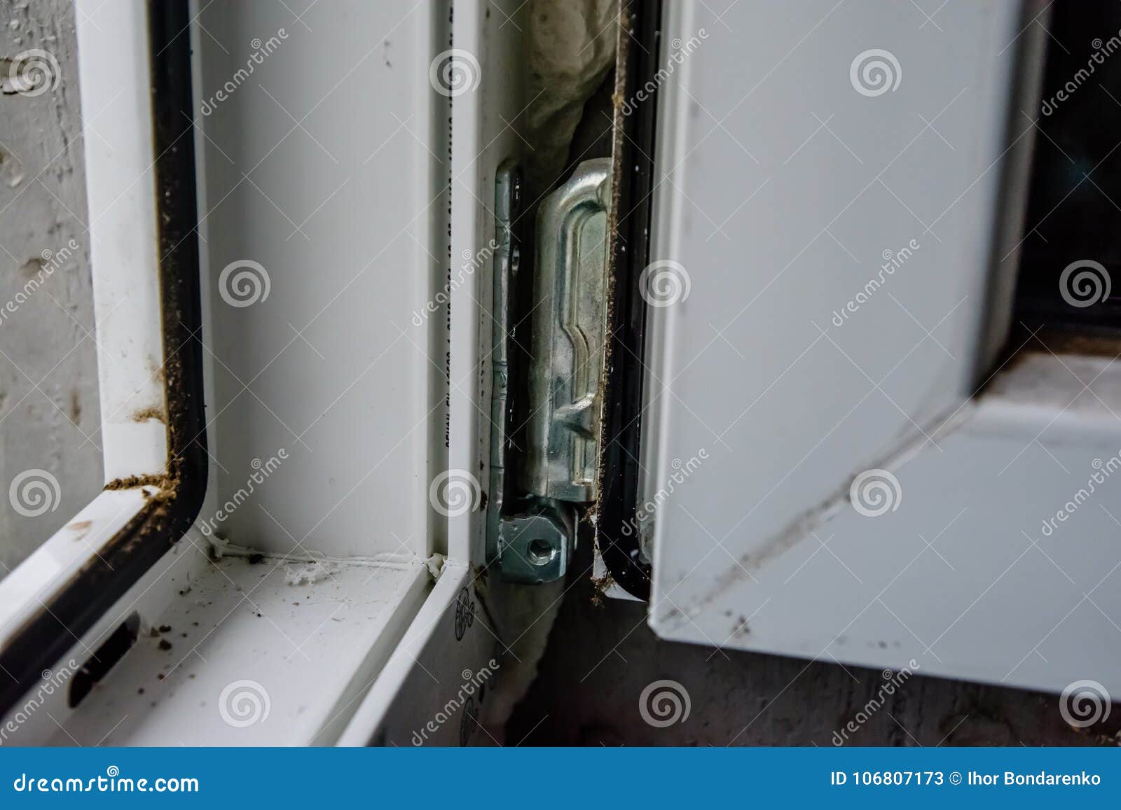 Detail Photo of the Modern Window PVC Profile Stock Image - Image of ...