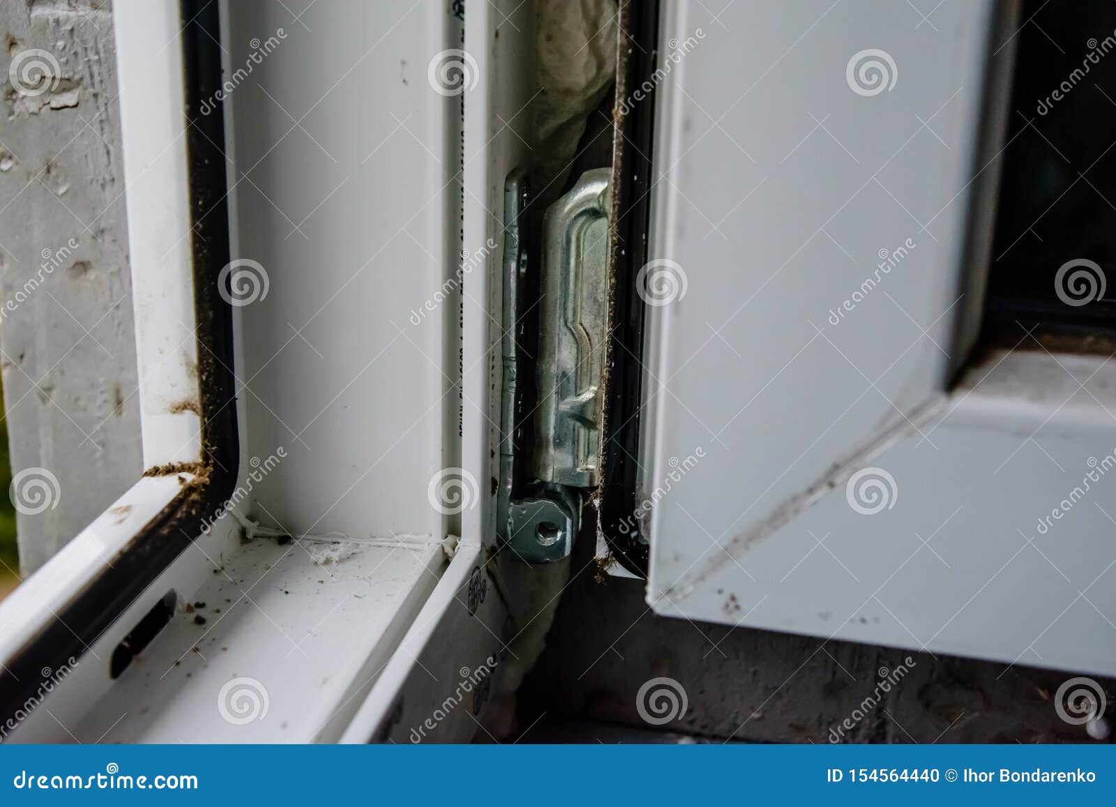 Detail Photo of the Modern Window PVC Profile Stock Photo - Image of ...