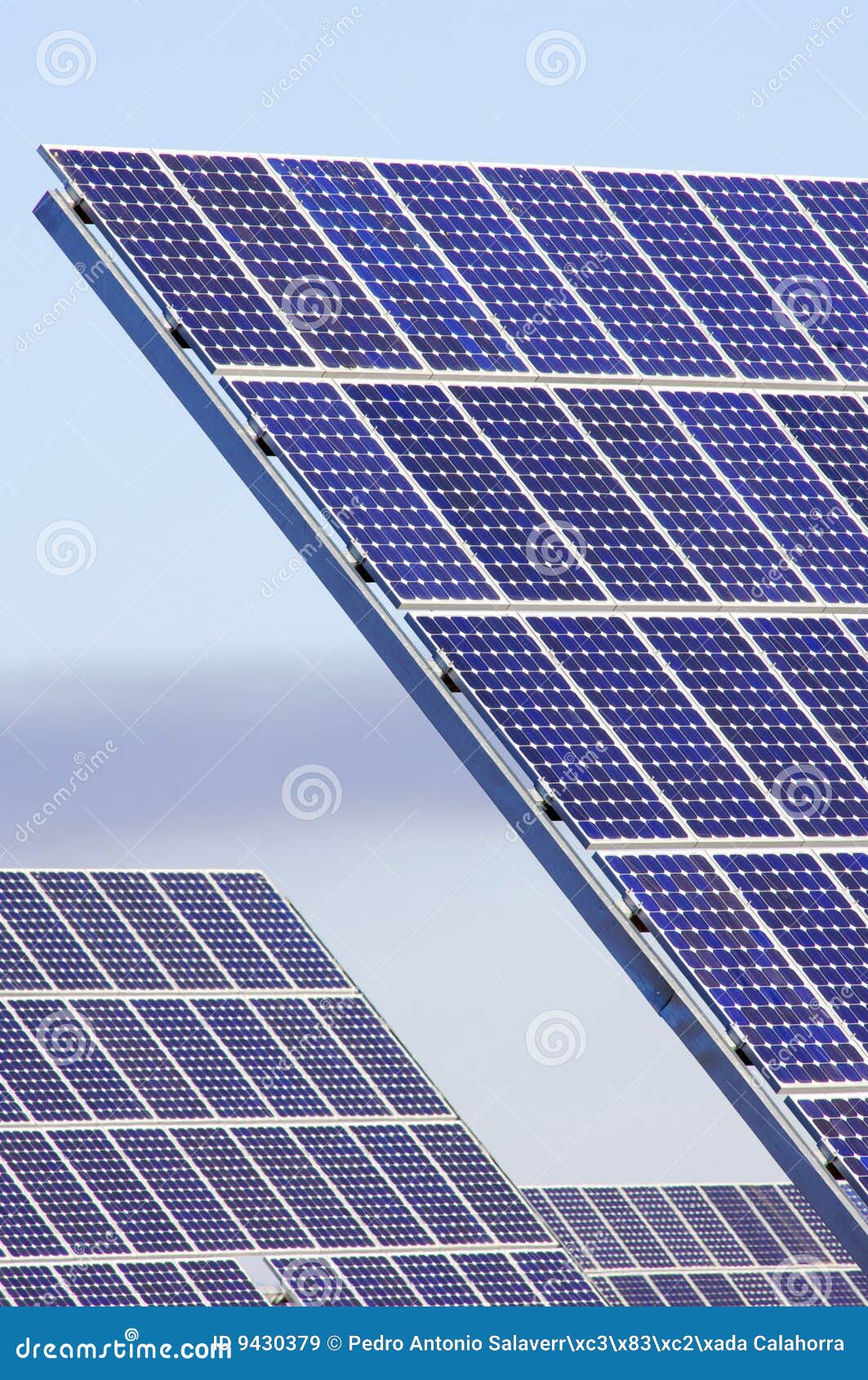 Detail of a Photovoltaic Panel Stock Image - Image of environment ...