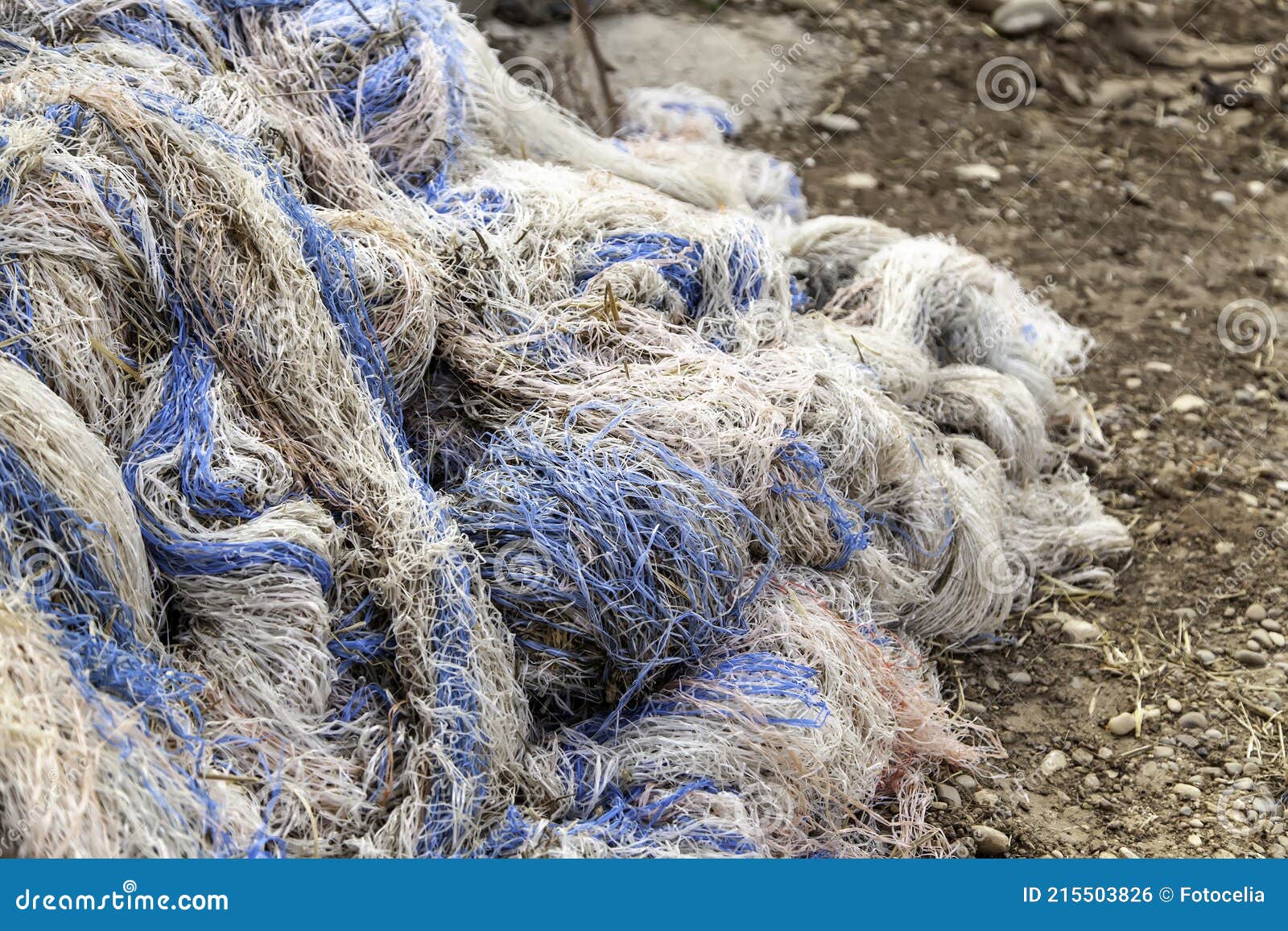 Pile of Colored Plastic Threads Stock Photo - Image of waste, colorful ...