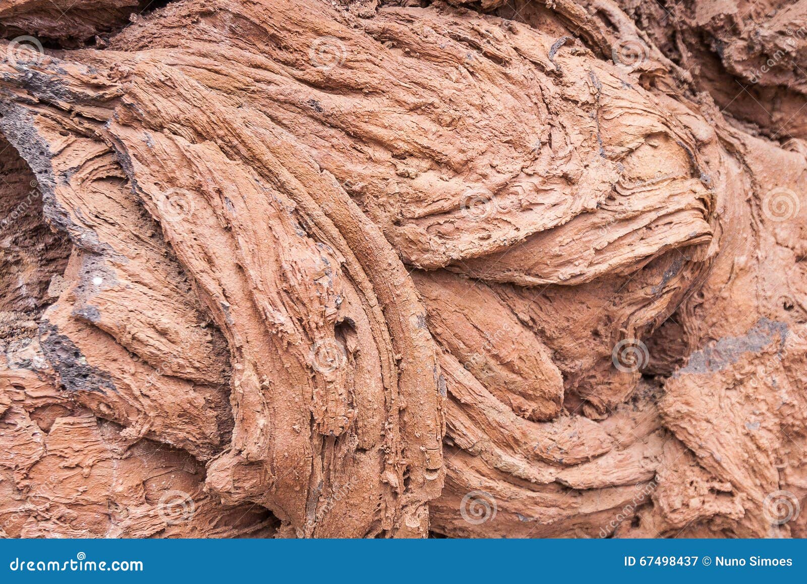 Detail Ragged Surface of Cooled Lava Stock Image - Image of coarse ...