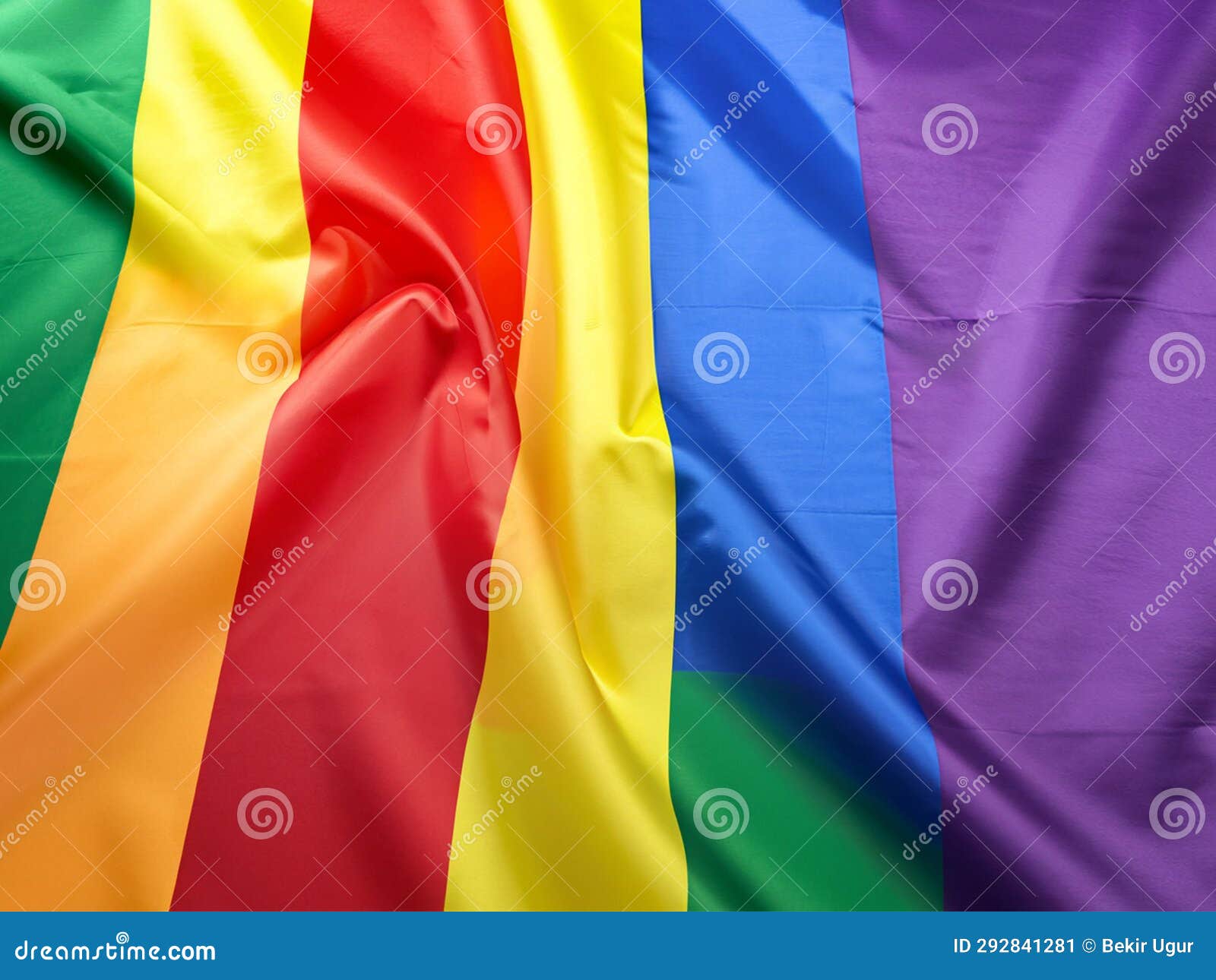 Rainbow flag. illustration stock illustration. Illustration of flower ...