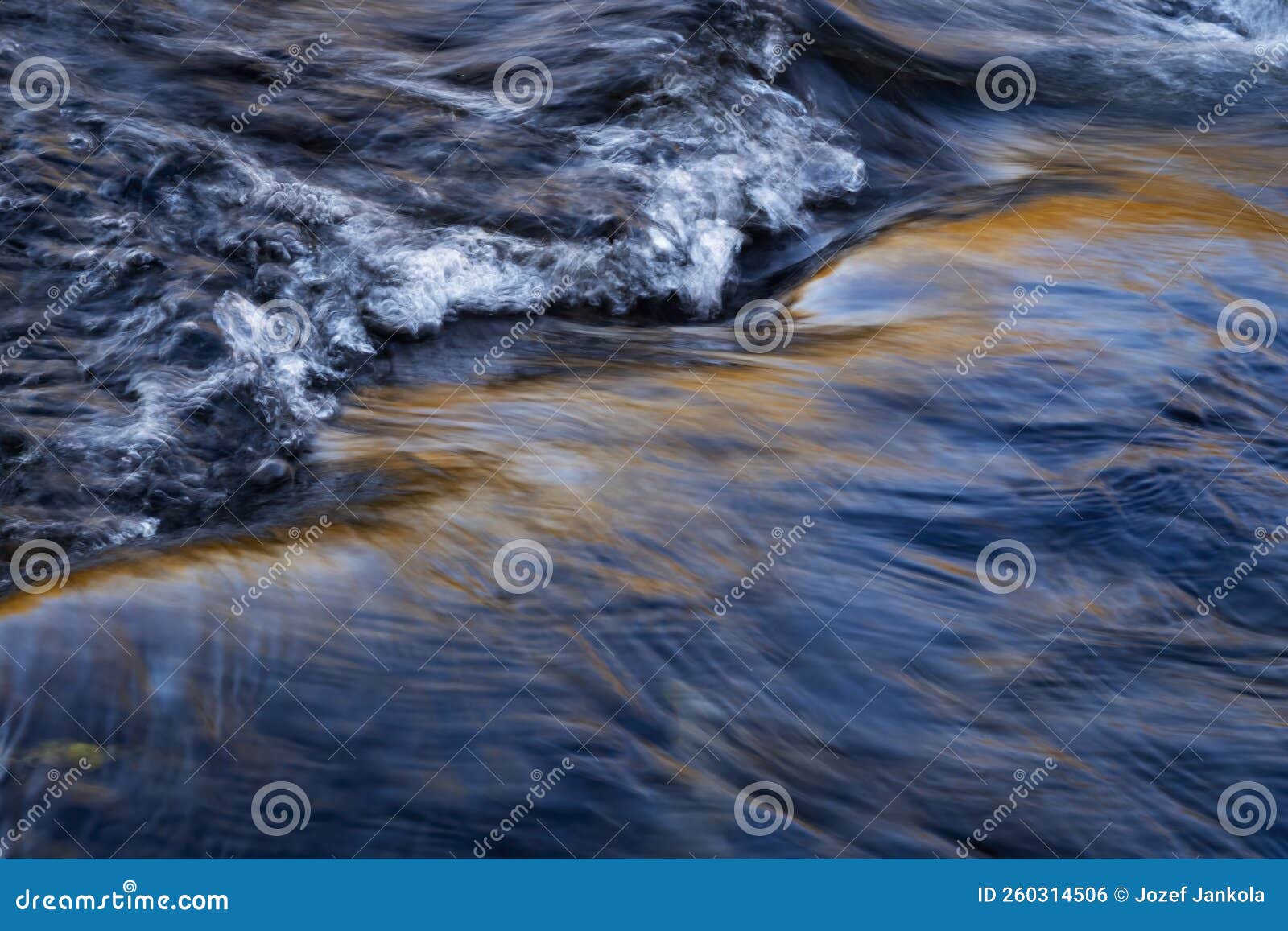 Detail of the Rapids on the Autumn River Level Stock Photo - Image of ...