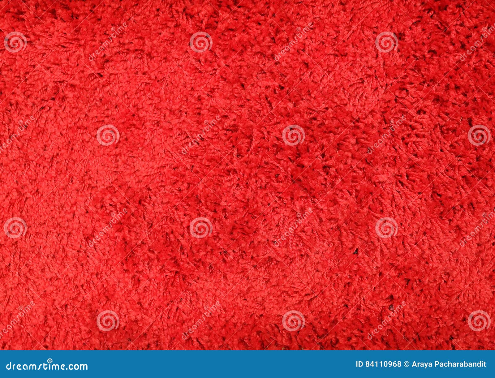 Detail of Red Fluffy Fabric Texture Background Stock Photo - Image of ...