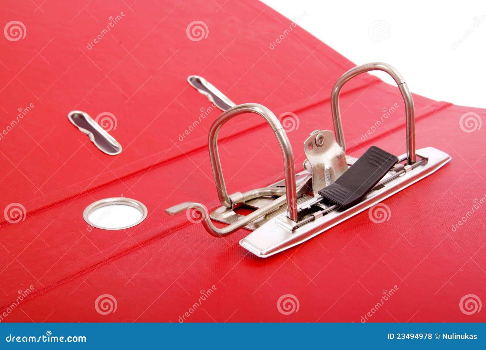 Detail of Red Office Folder Stock Photo - Image of organization ...