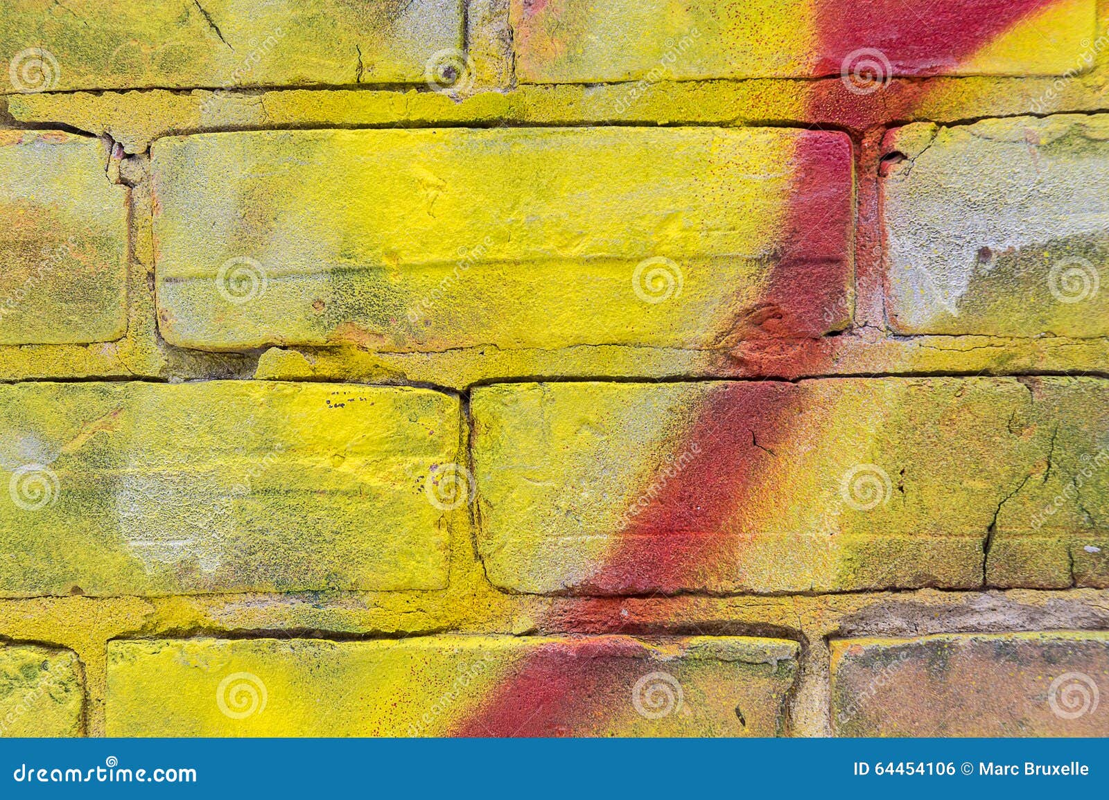 Detail of a Red and Yellow Graffiti Stock Photo - Image of graf, lines ...