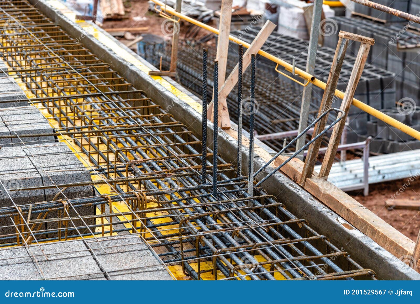 Detail of Reinforced Concrete Slab Under Construction Stock Image ... Detail of Reinforced Concrete Slab Under Construction Stock Image ...