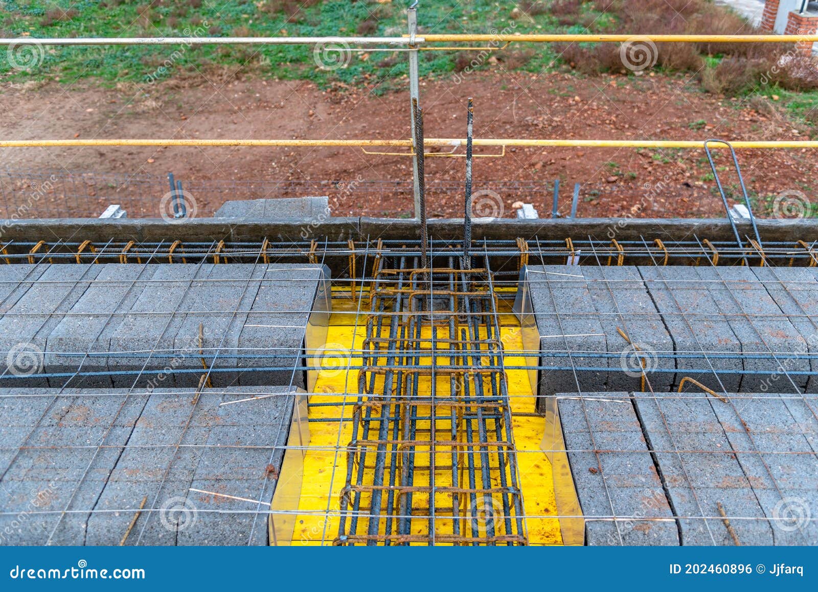 Detail of Reinforced Concrete Slab Under Construction Stock Photo ... Detail of Reinforced Concrete Slab Under Construction Stock Photo ...
