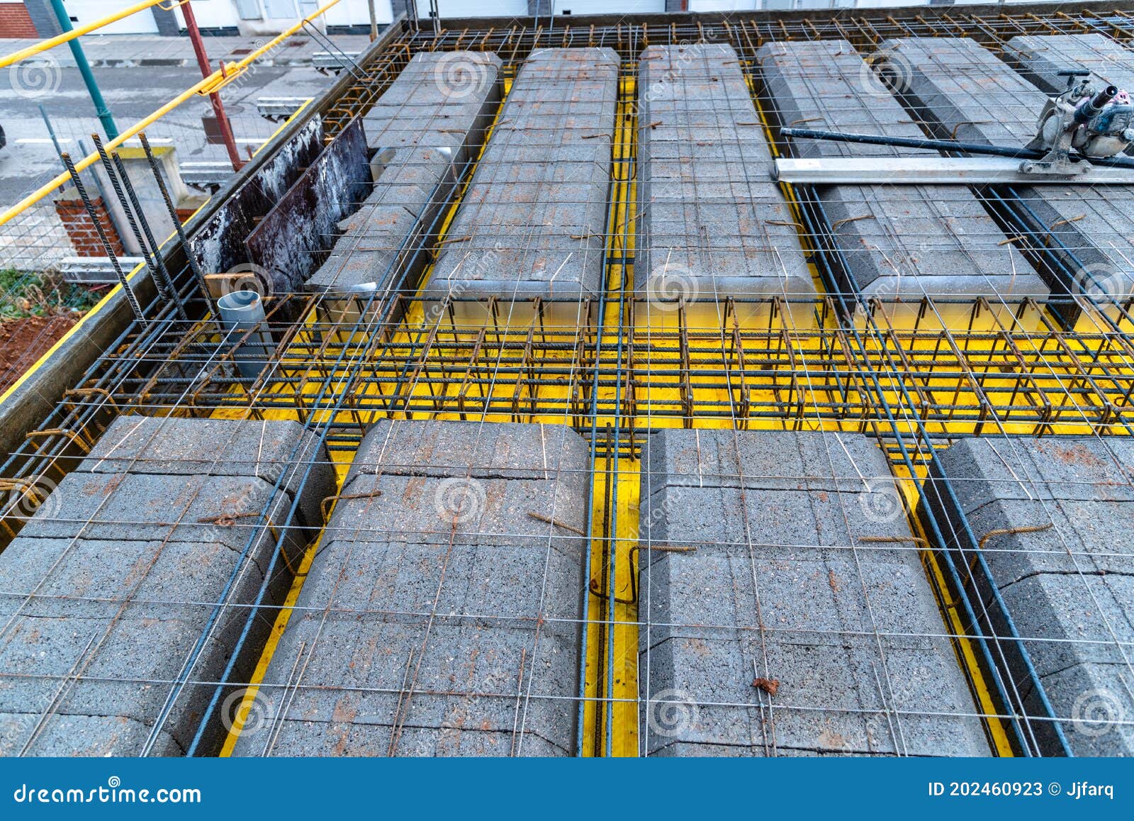Detail of Reinforced Concrete Slab Under Construction Stock Image ... Detail of Reinforced Concrete Slab Under Construction Stock Image ...