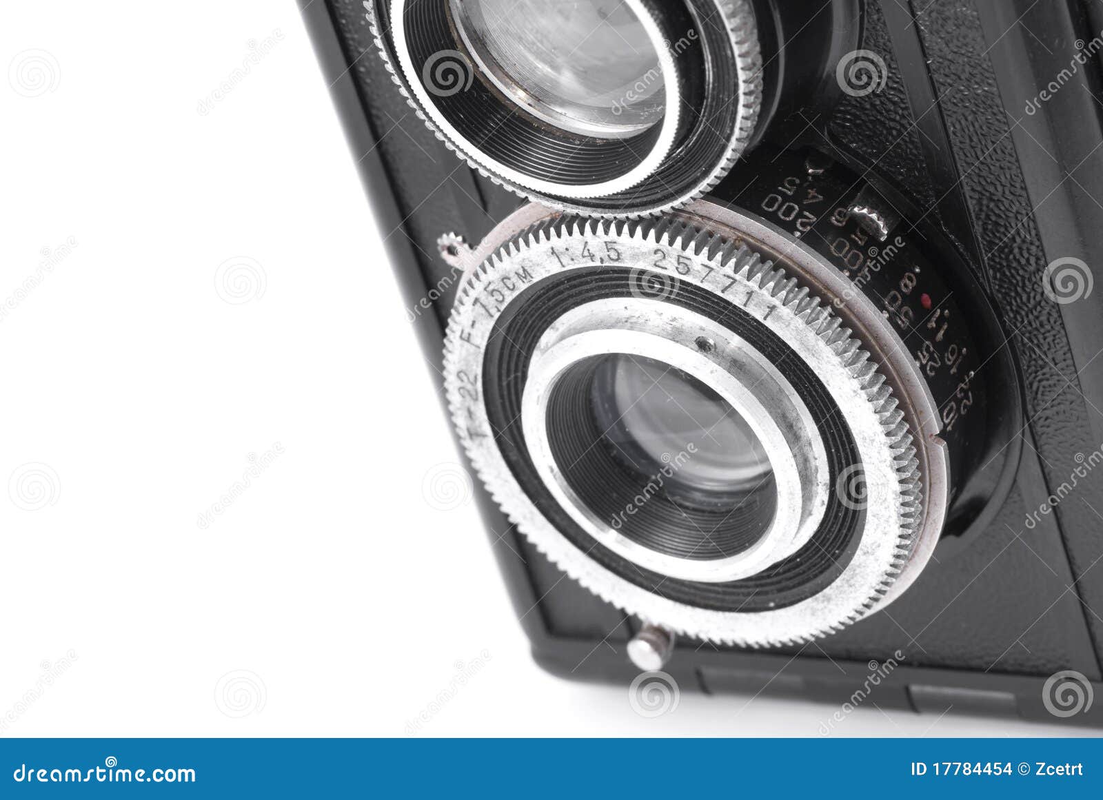 Detail of Retro Russian TLR Camera Lens Stock Photo - Image of isolated ...