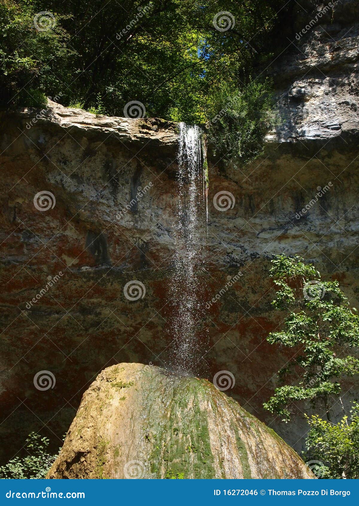 Detail of a river falling stock photo. Image of shore - 16272046