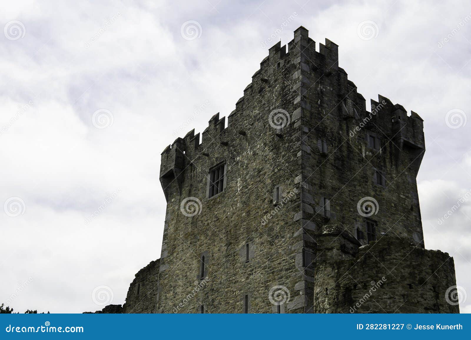 Detail of Ross Castle in Killarney, Ireland Stock Image - Image of ...