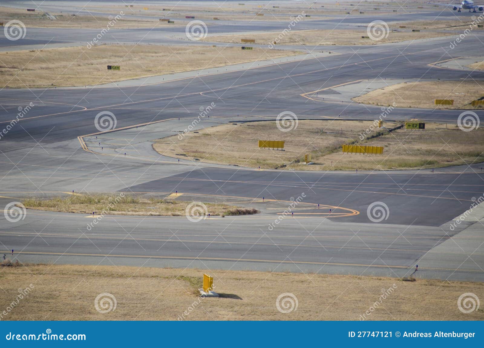 Detail of a runway stock image. Image of street, space - 27747121