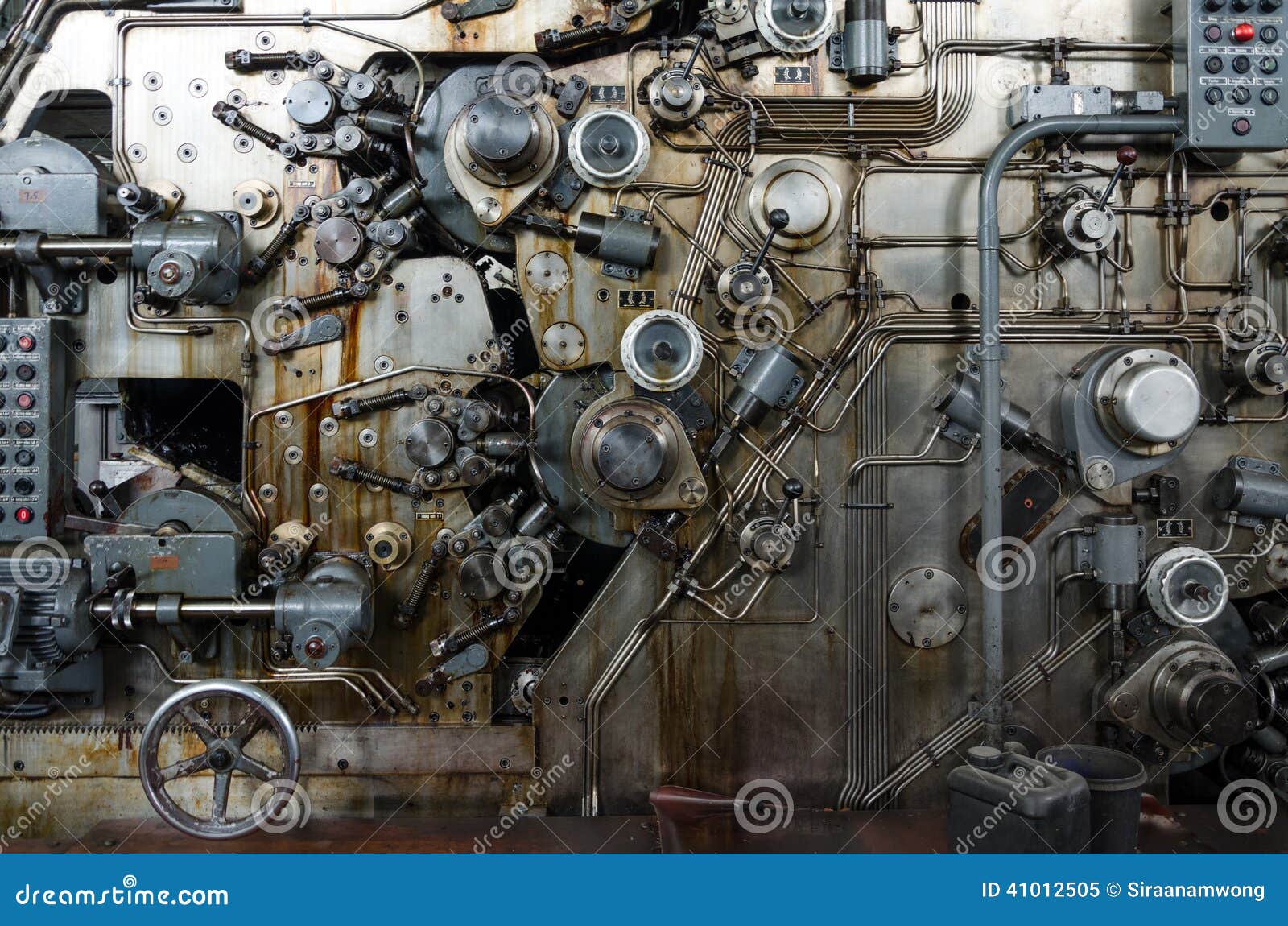 Detail of a rusted machine stock image. Image of antique - 41012505