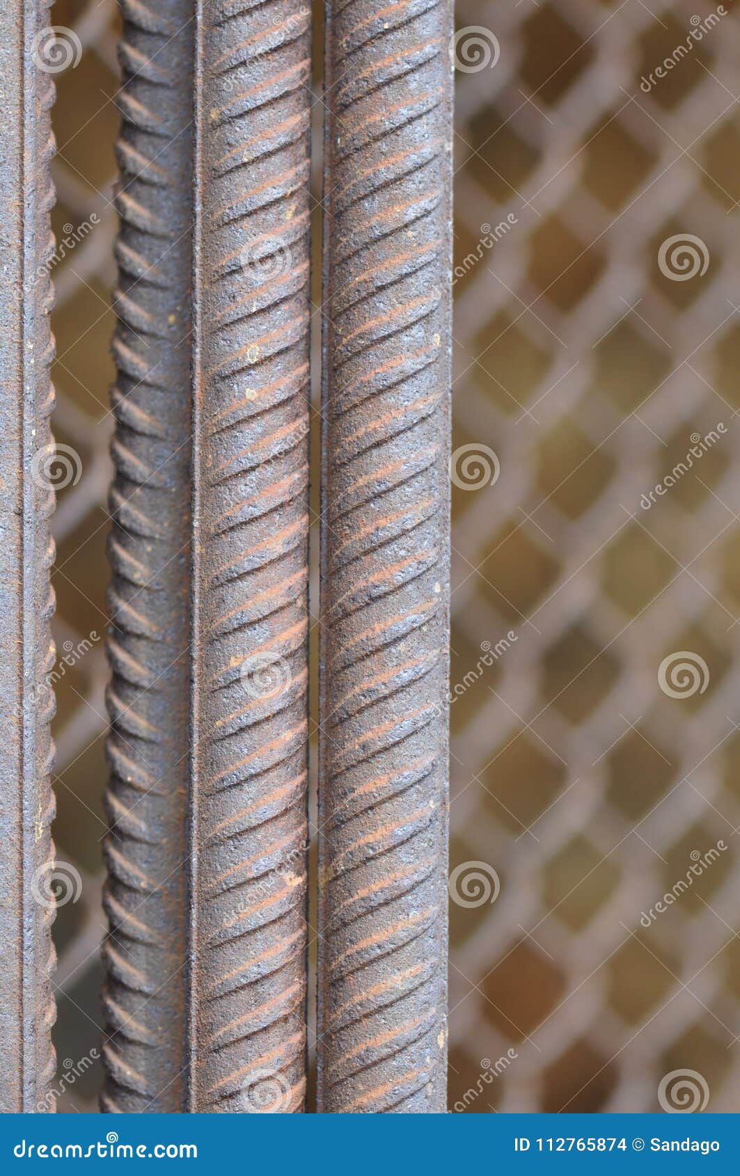 Iron bars stock photo. Image of rusty, metal, industry - 112765874