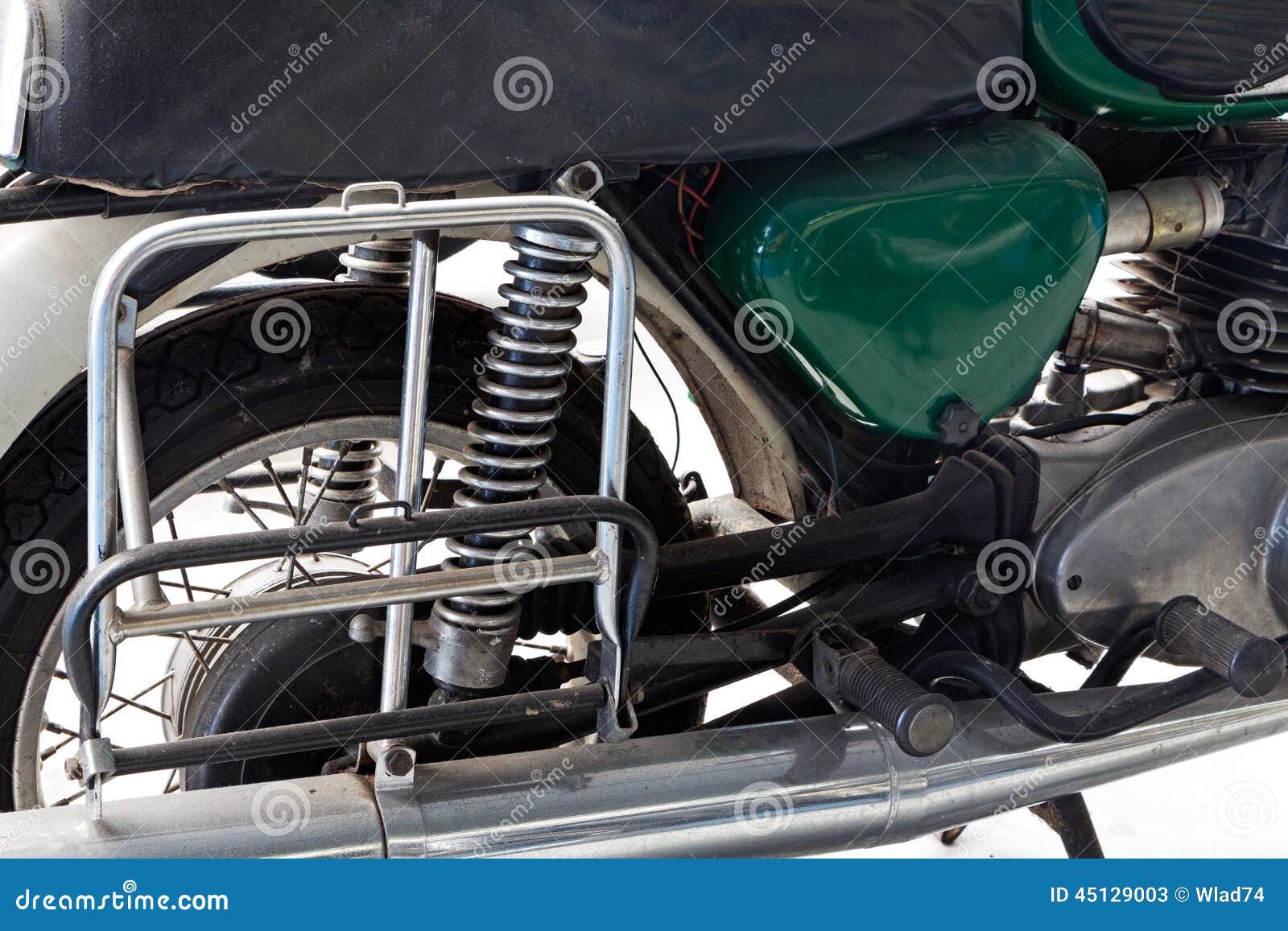 Detail of Rusty Old Motorcycle Stock Image - Image of detail, device ...