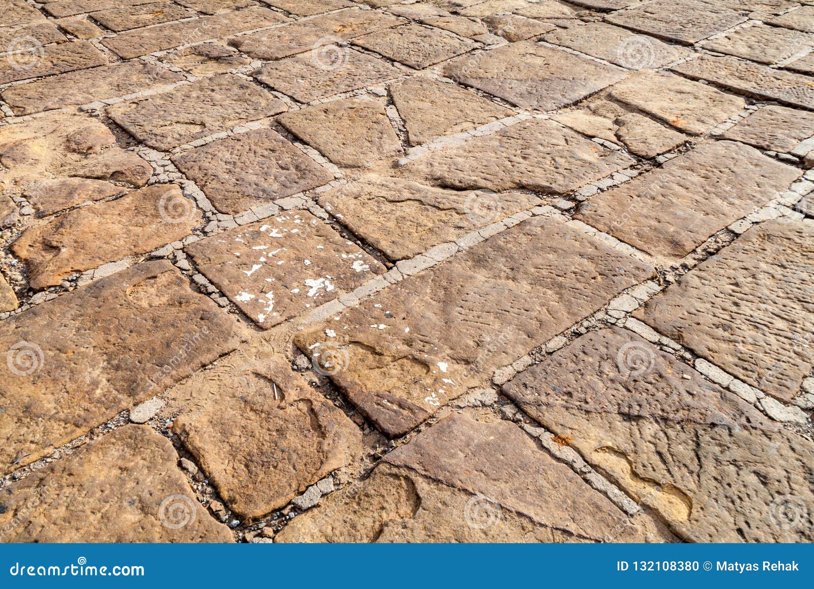Sandstone pavement stock photo. Image of ancient, pebble - 132108380