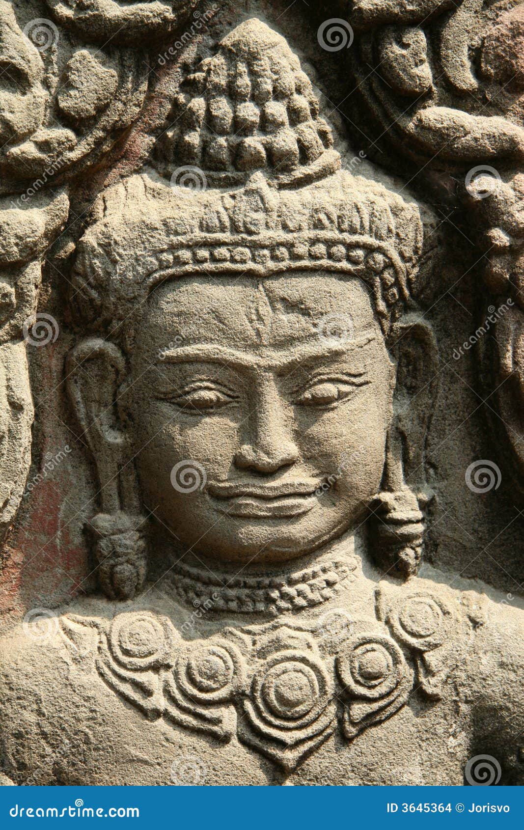 Detail Sculpture in Angkor Wat Stock Photo - Image of head, travelling ...