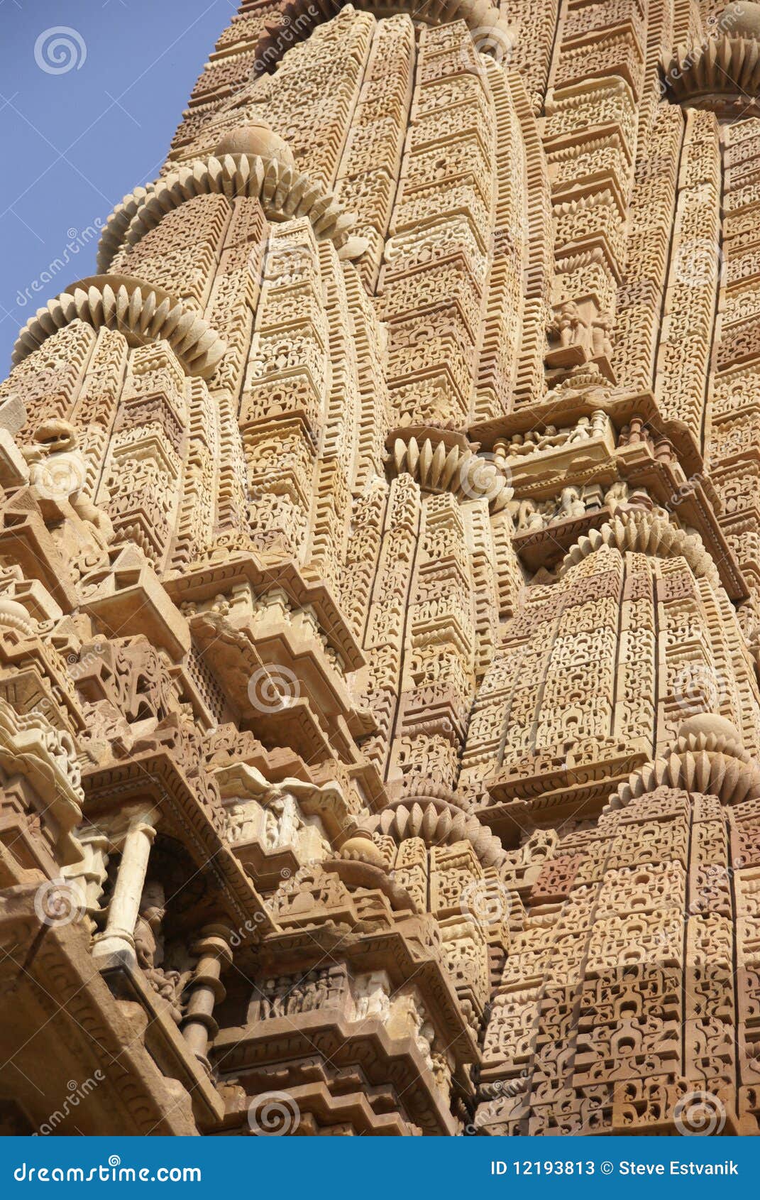 Detail, Shikhara Temple Spires Stock Image - Image of hindu, sandstone ...