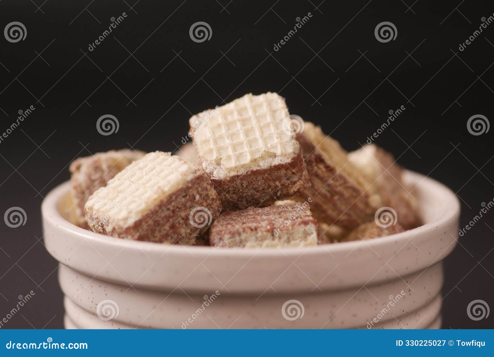 Detail Short of Wafer Roll Chocolate Stock Image - Image of sweet ...