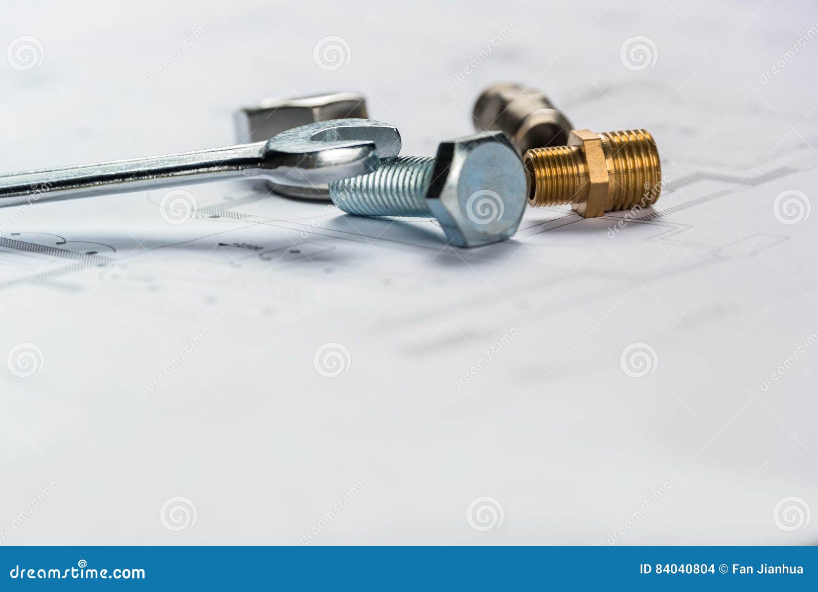 Detail Shot of Architectural Blueprints Stock Photo - Image of house ...