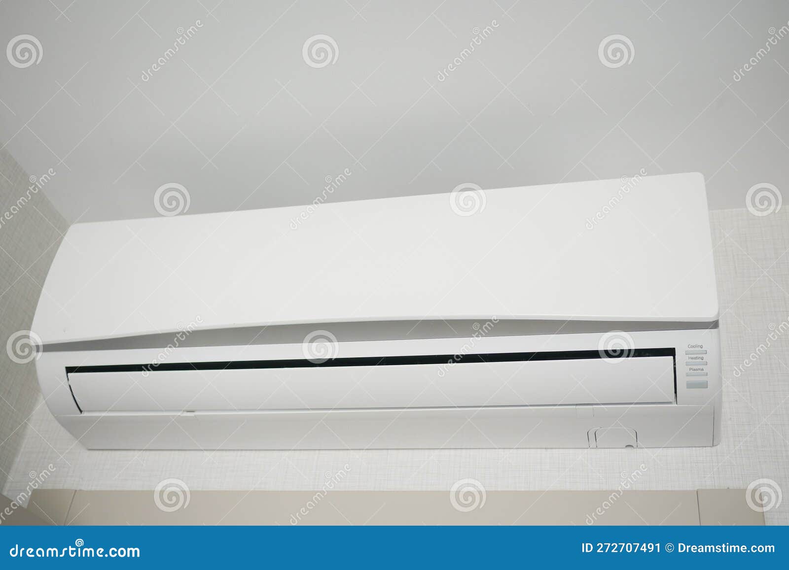 Detail Shot of Flat Air Conditioner Stock Image - Image of cooling ...