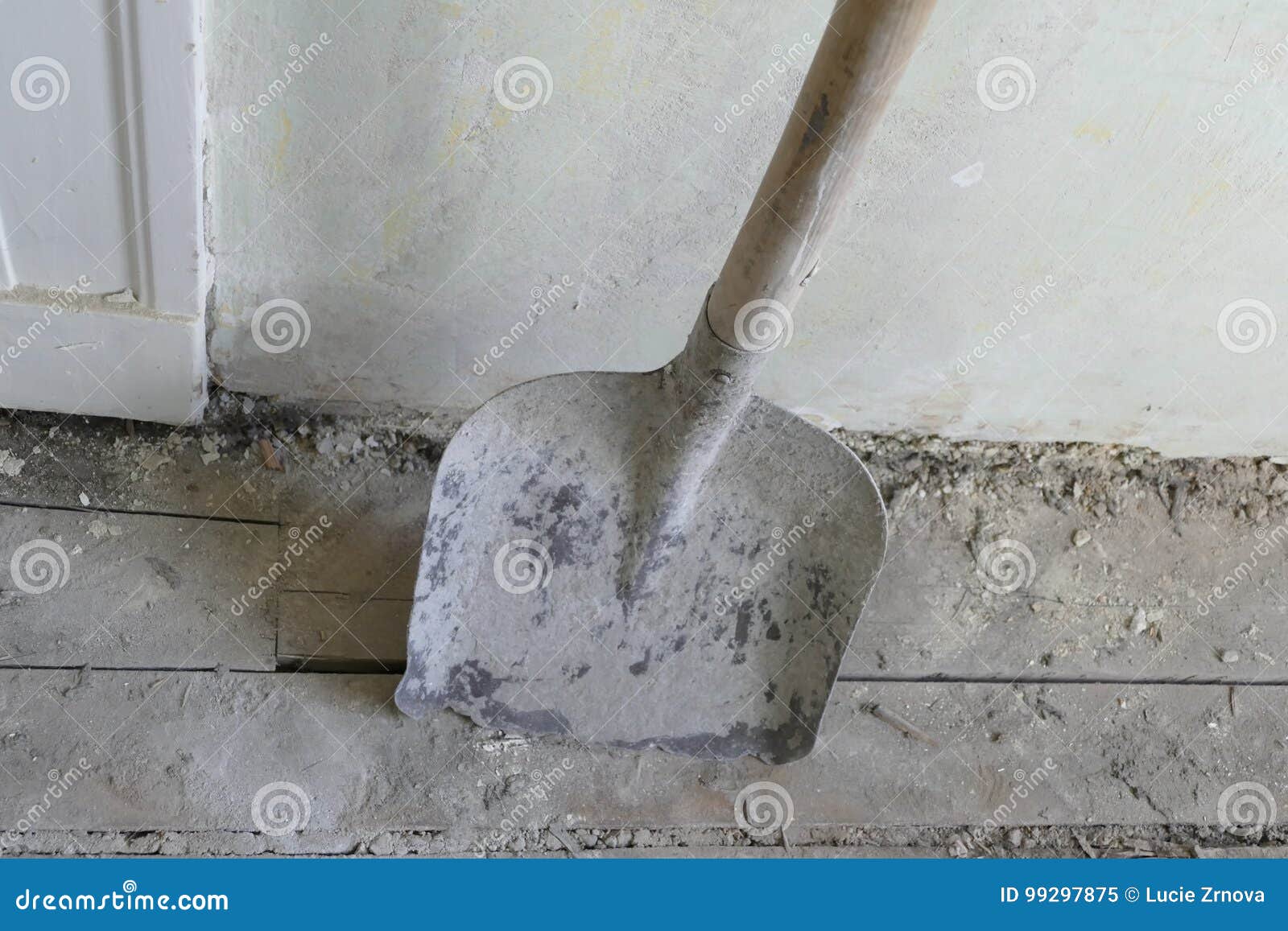 Detail of a Showel in a Construction Site Stock Image - Image of ...