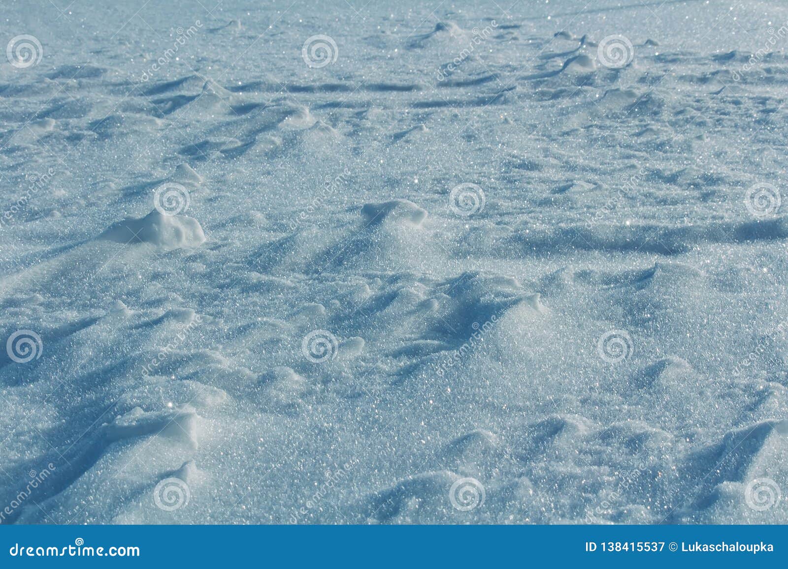 Detail of Snow and Freeze Texture in Blue Color Stock Image - Image of ...