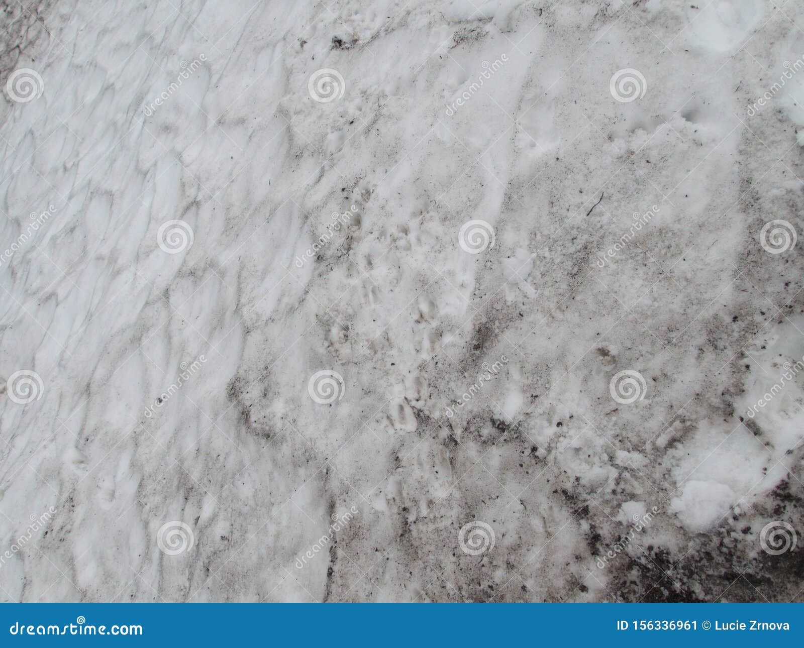 Detail of a Snow Texture in Mountains Stock Image - Image of dangerous ...
