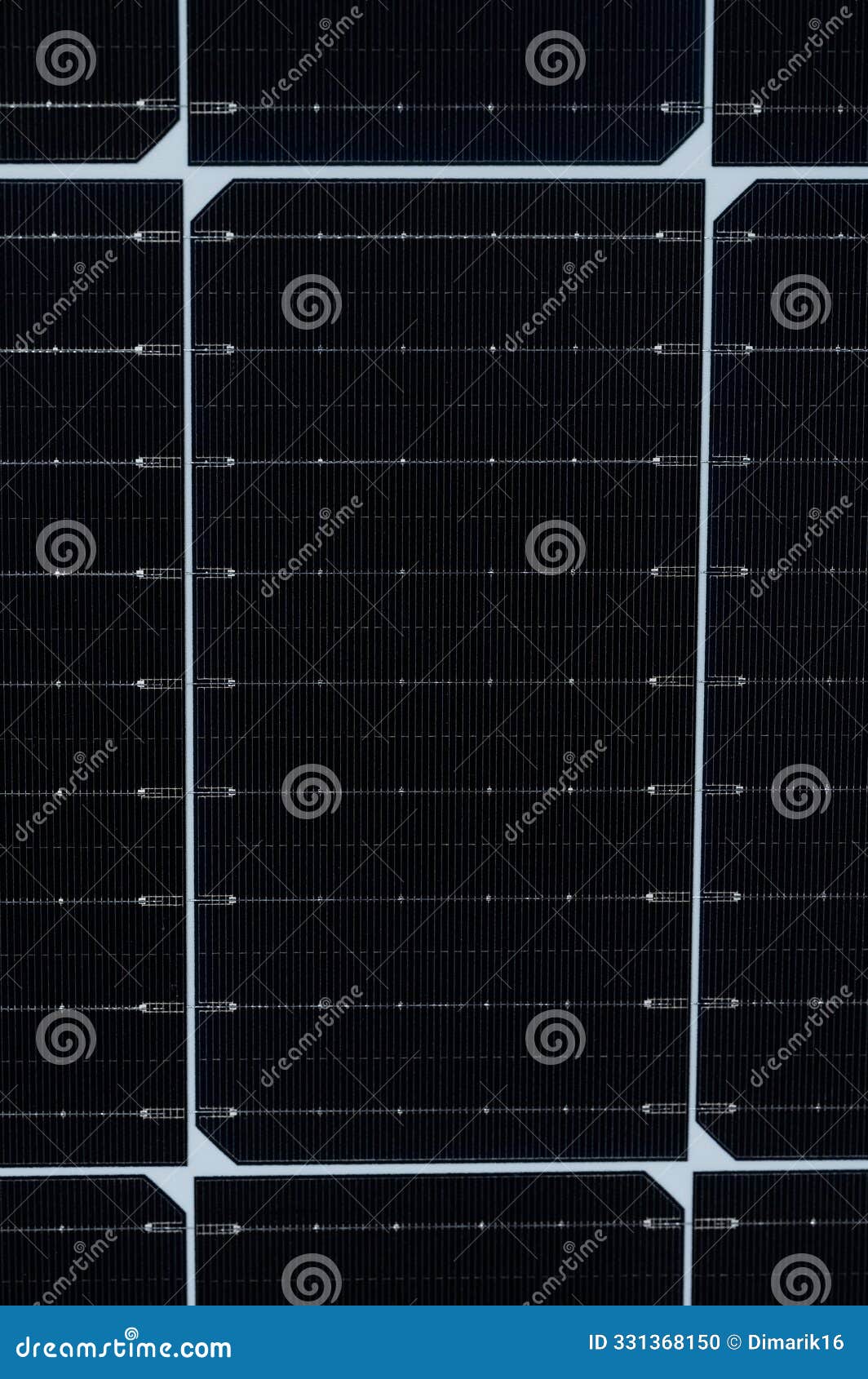 Detail of solar panel cell stock photo. Image of detail - 331368150