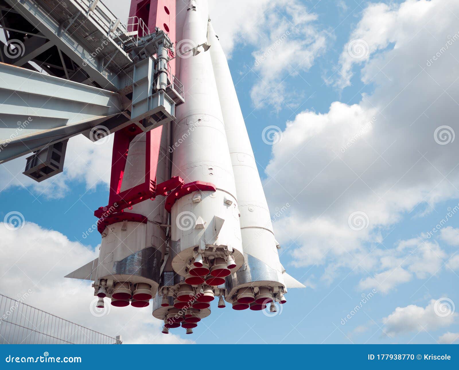 Detail of Space Rocket Engine. Part of the Rocket, Close-up Stock Photo ...