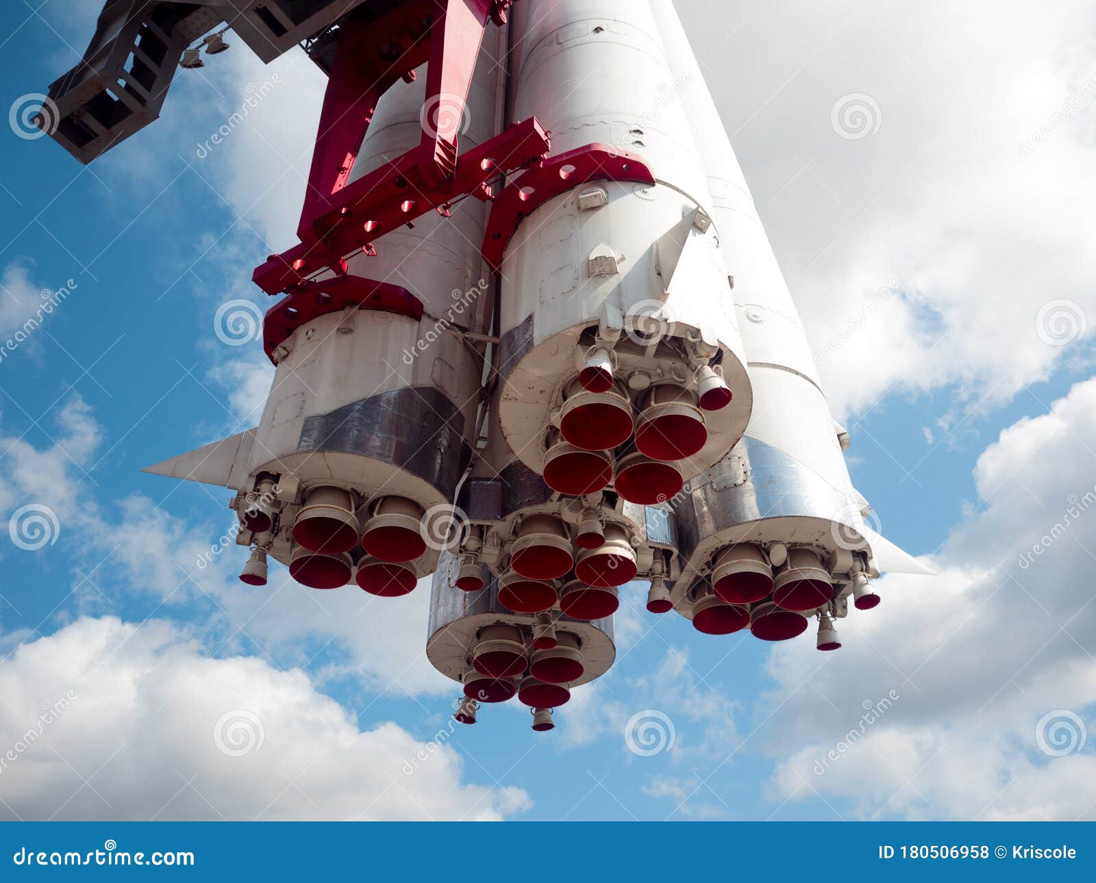 Detail of Space Rocket Engine. Part of the Rocket, Close-up Stock Photo ...