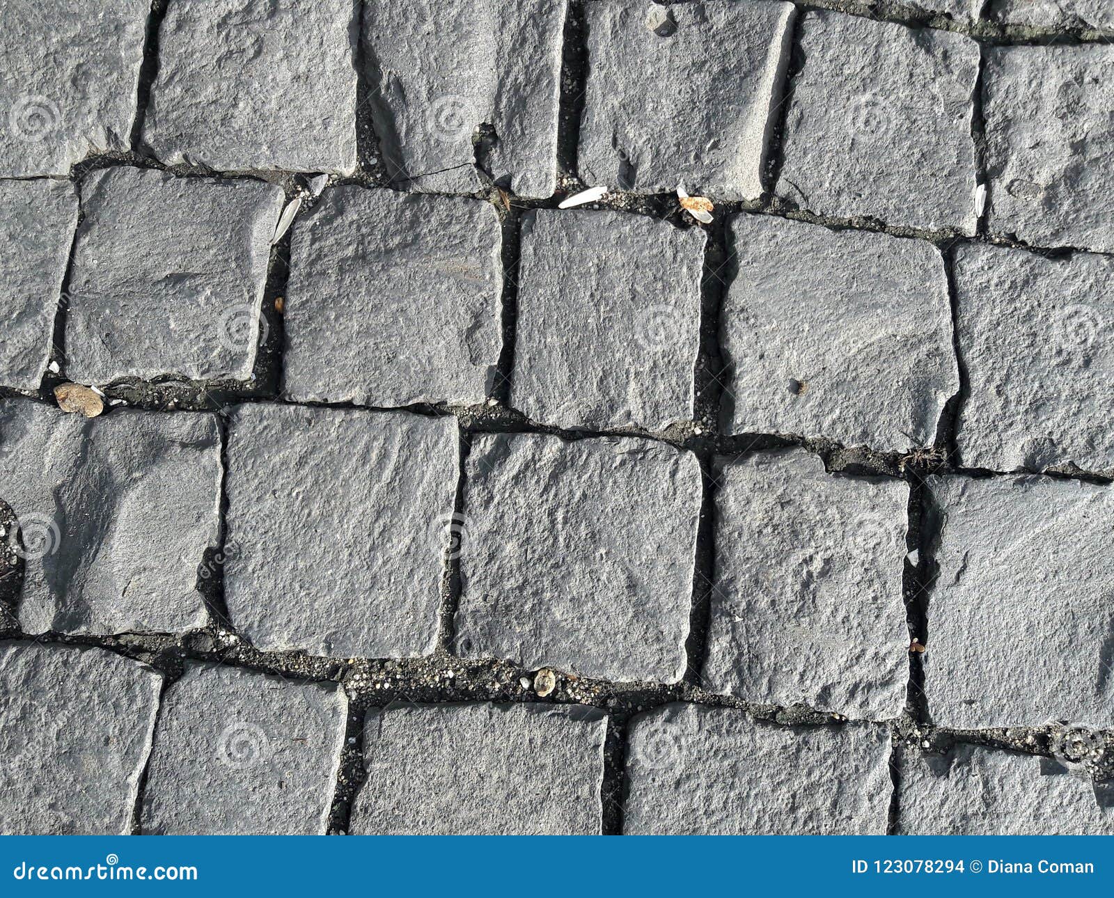 Stone block paving stock photo. Image of sidewalk, texture - 123078294