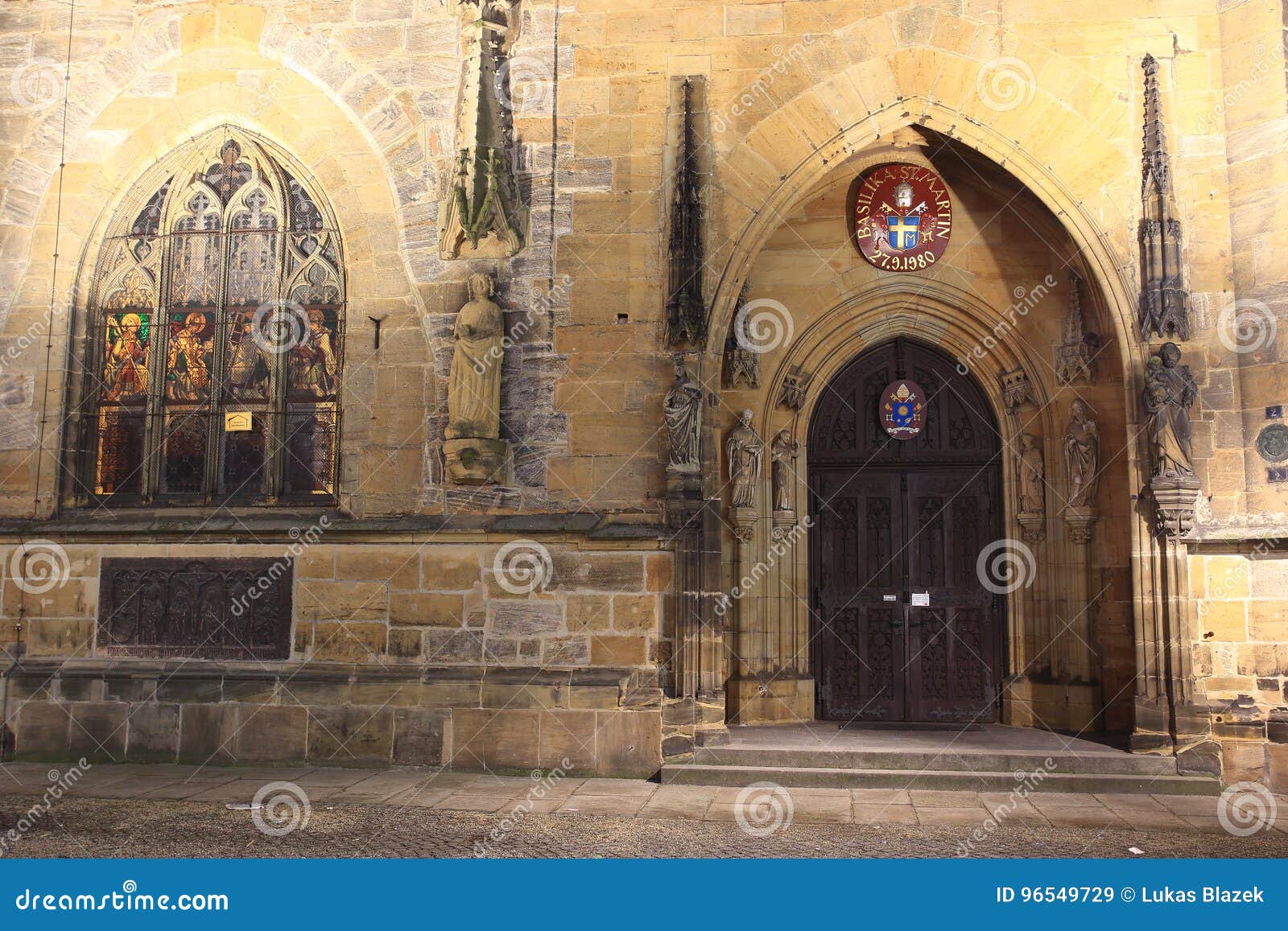 Cathedral in Amberg editorial stock image. Image of landmark - 96549729