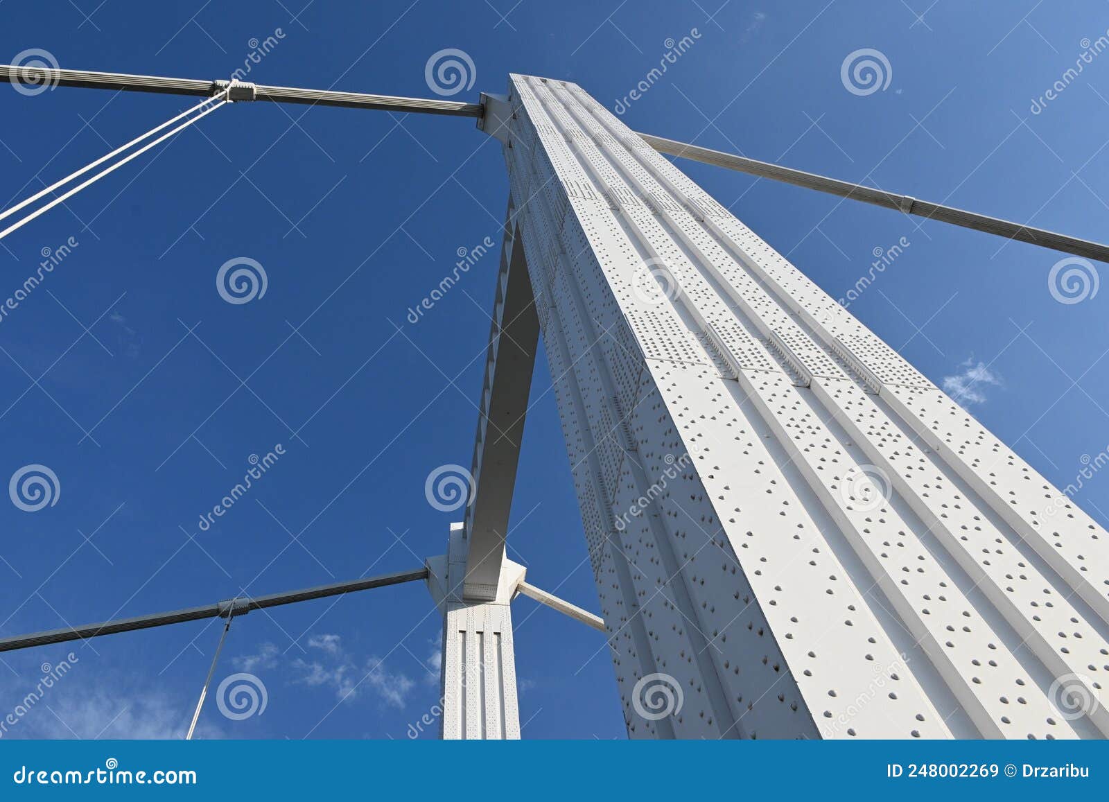 Detail of the Steel Structure of the Bridge in Budapest Hungary Stock ...