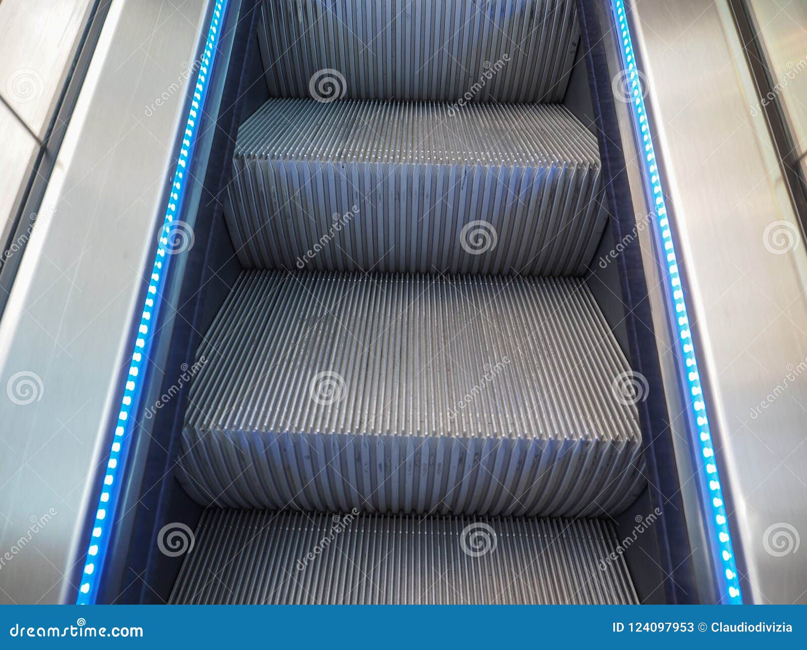 Escalator steps detail stock image. Image of gray, escalator - 124097953