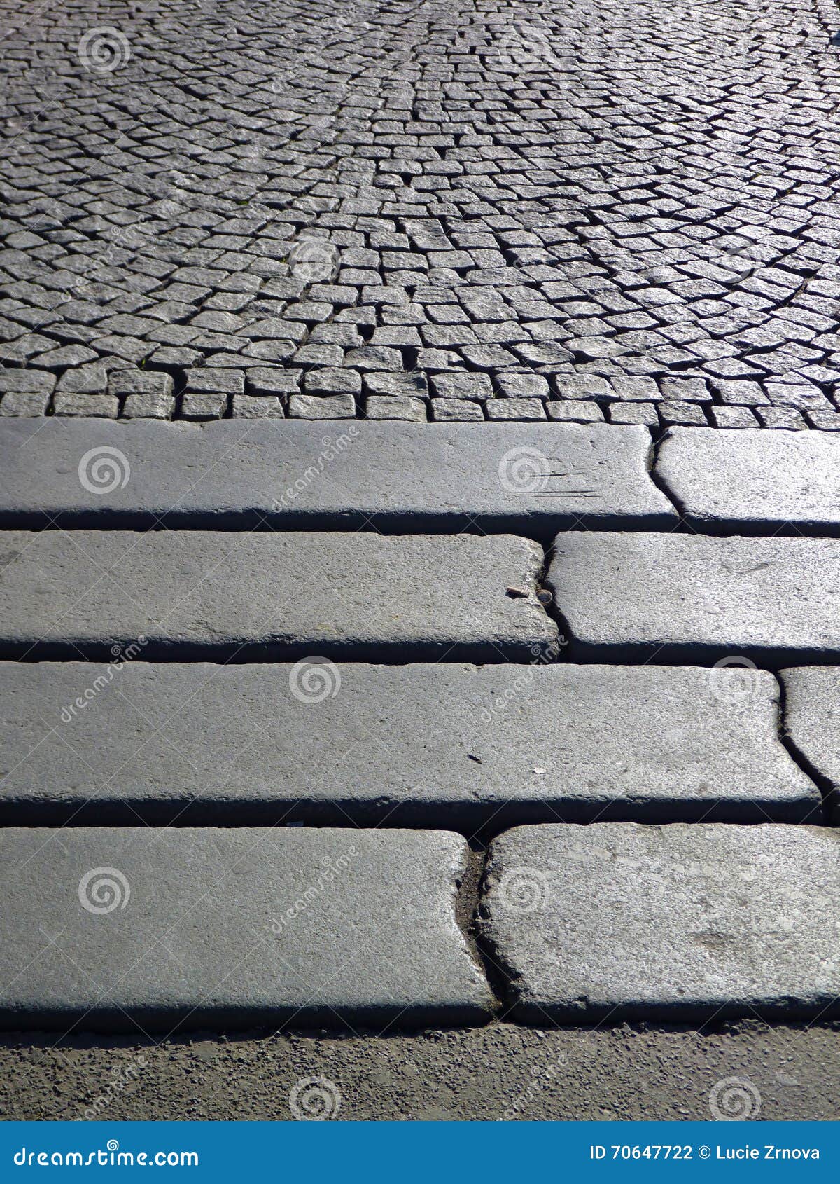 Detail of Steps in a Grey Paved Sidewalk Stock Photo - Image of pattern ...