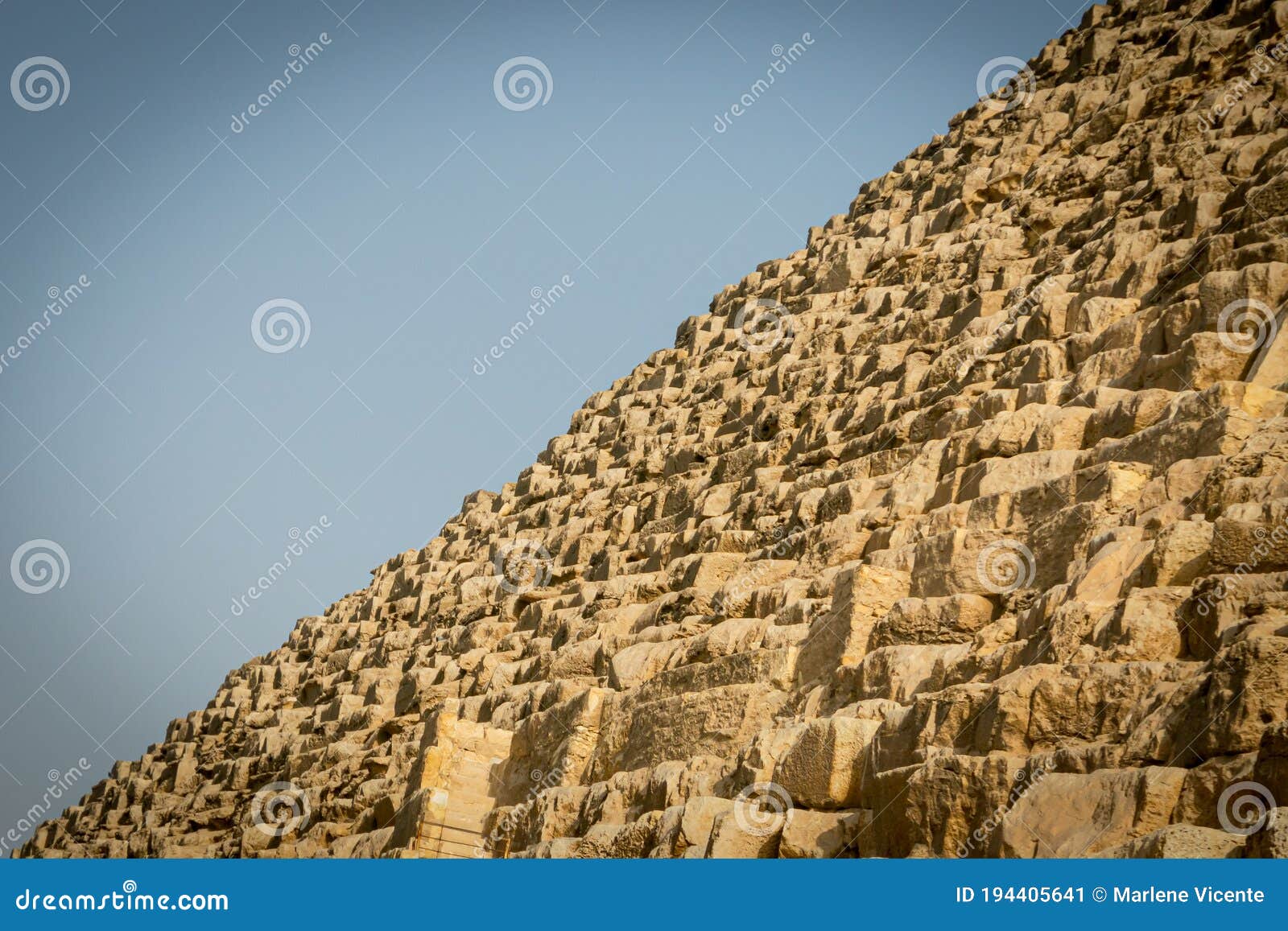Detail of the Stone Construction in the Pyramids of Giza. Cairo Stock ...