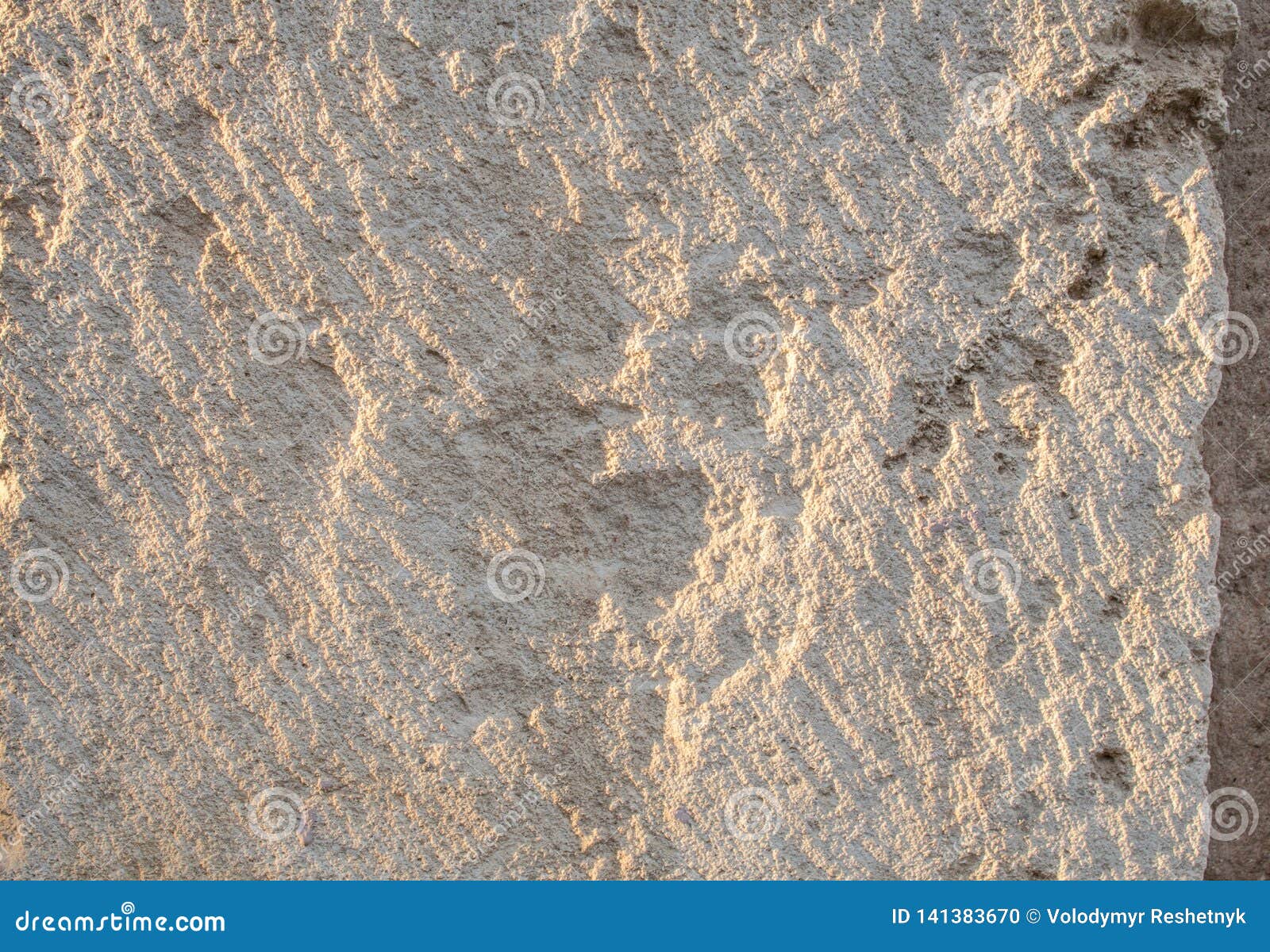 Detail of Stone Texture for Background Ocher Color Stock Photo - Image ...