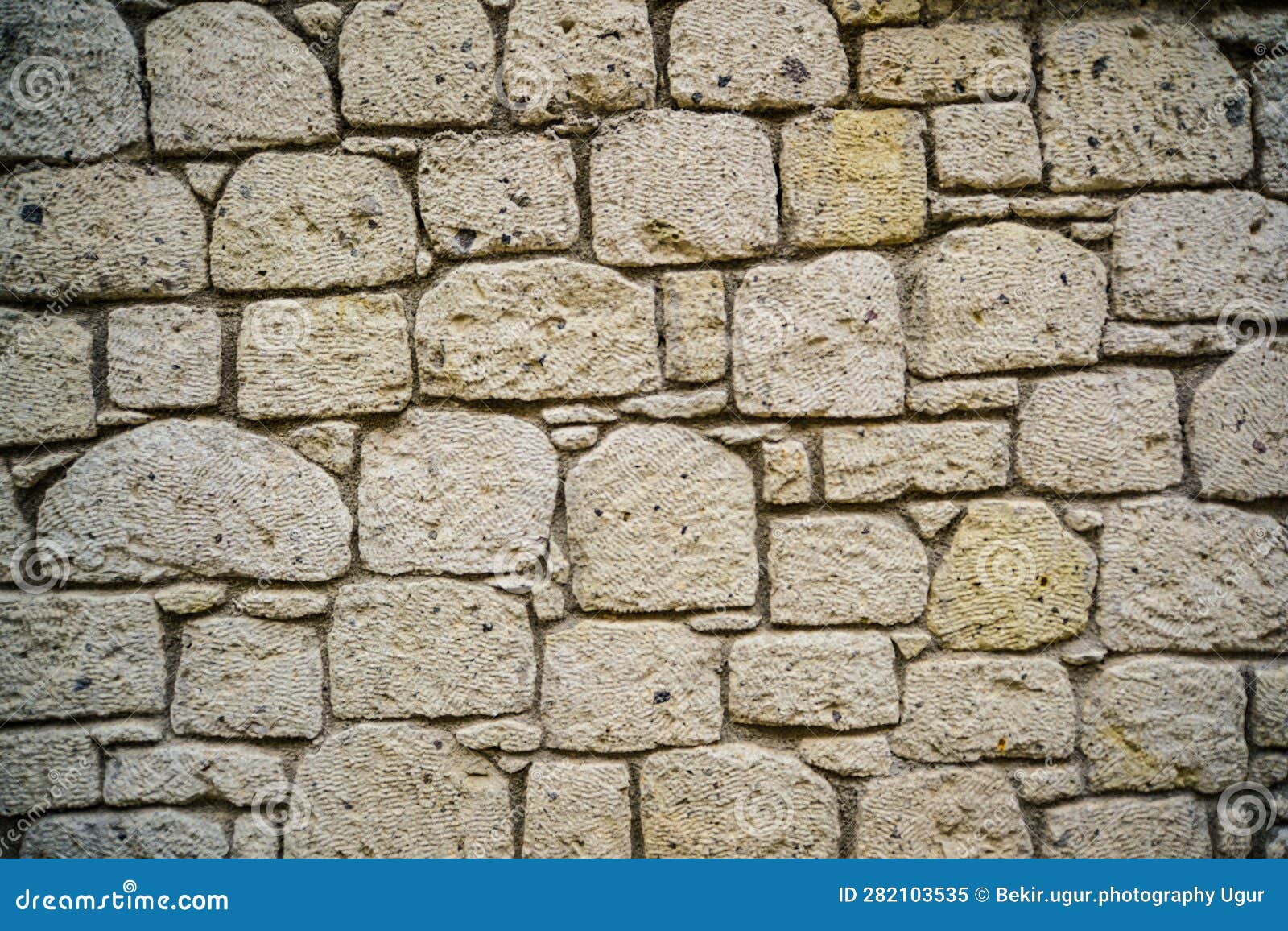 Detail of a stone wall stock image. Image of rhodes - 282103535