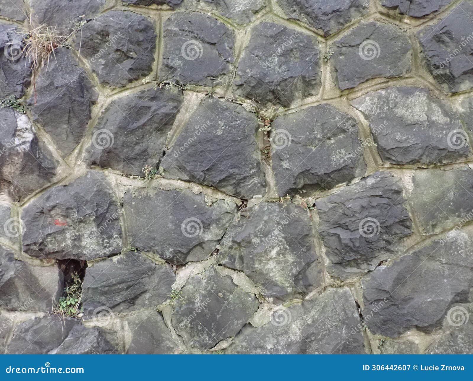 Stone Wall Irregular Shape Texture Stock Image - Image of surface ...