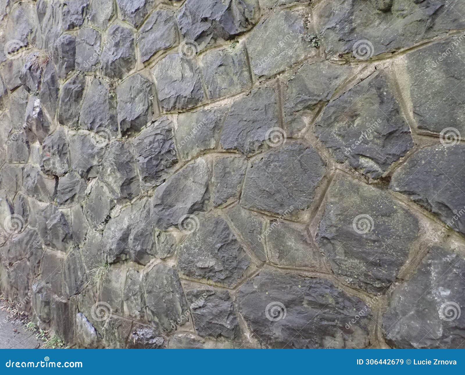 Stone Wall Irregular Shape Texture Stock Image - Image of sandstone ...